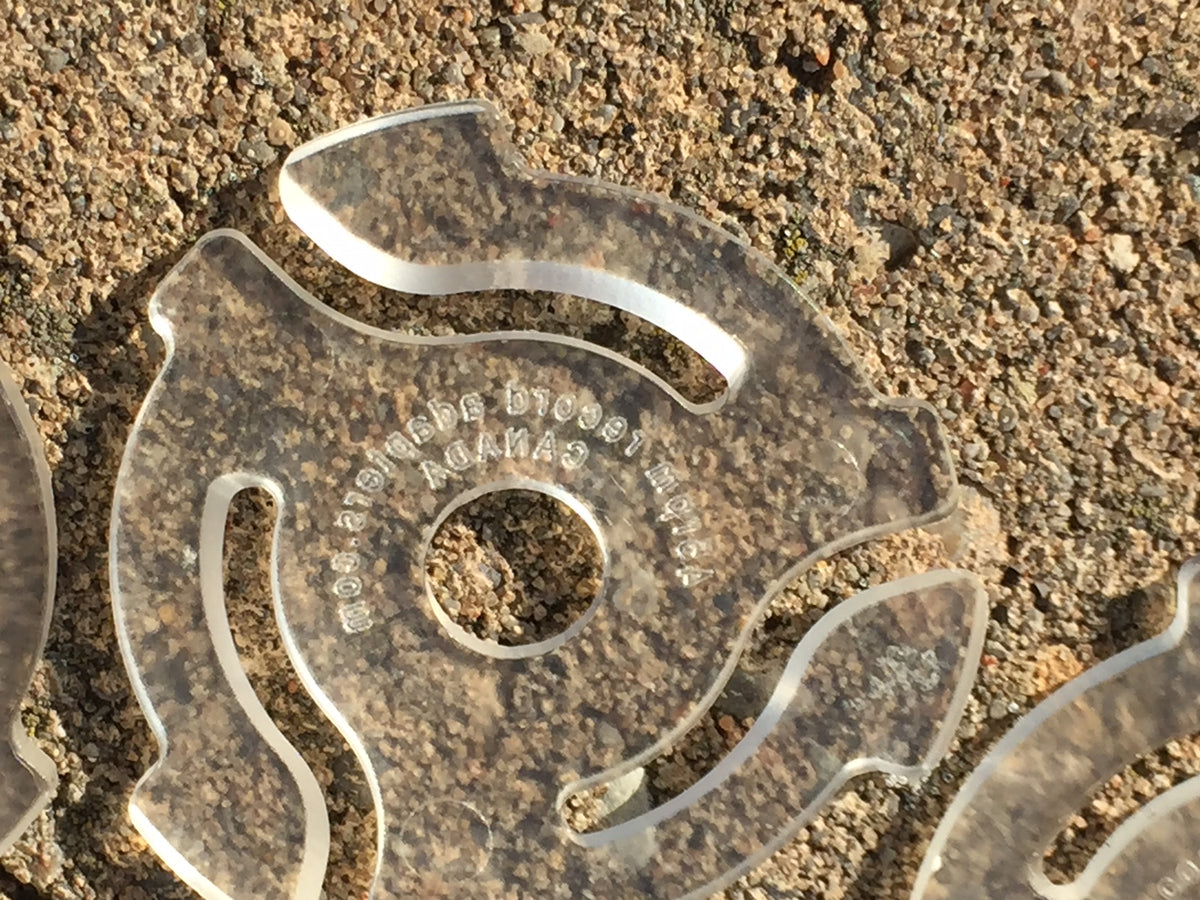 Unique New "TRANSLUCENT" 45rpm Record Insert Adapters – 45rpmrecordadapters